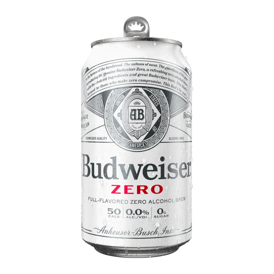 Budweiser Zero Alcohol-Free Lager – Low-Calorie Non-Alcoholic Beer